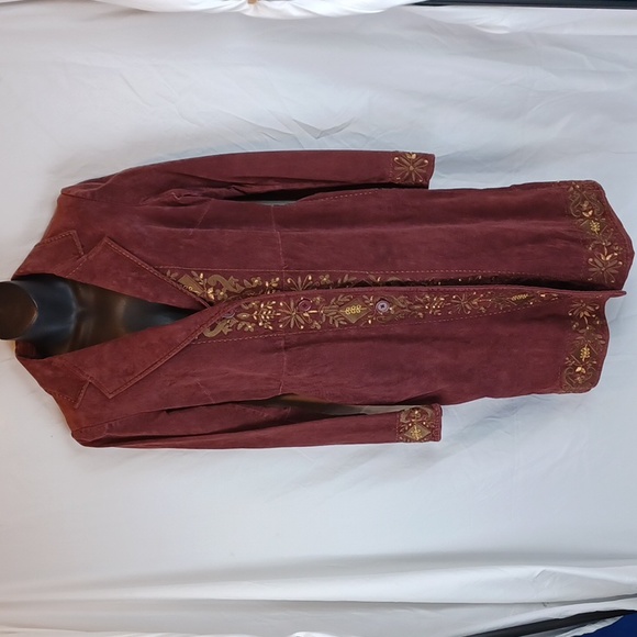 Boston Proper | Jackets & Coats | Boston Proper Gold Embellished Purple ...